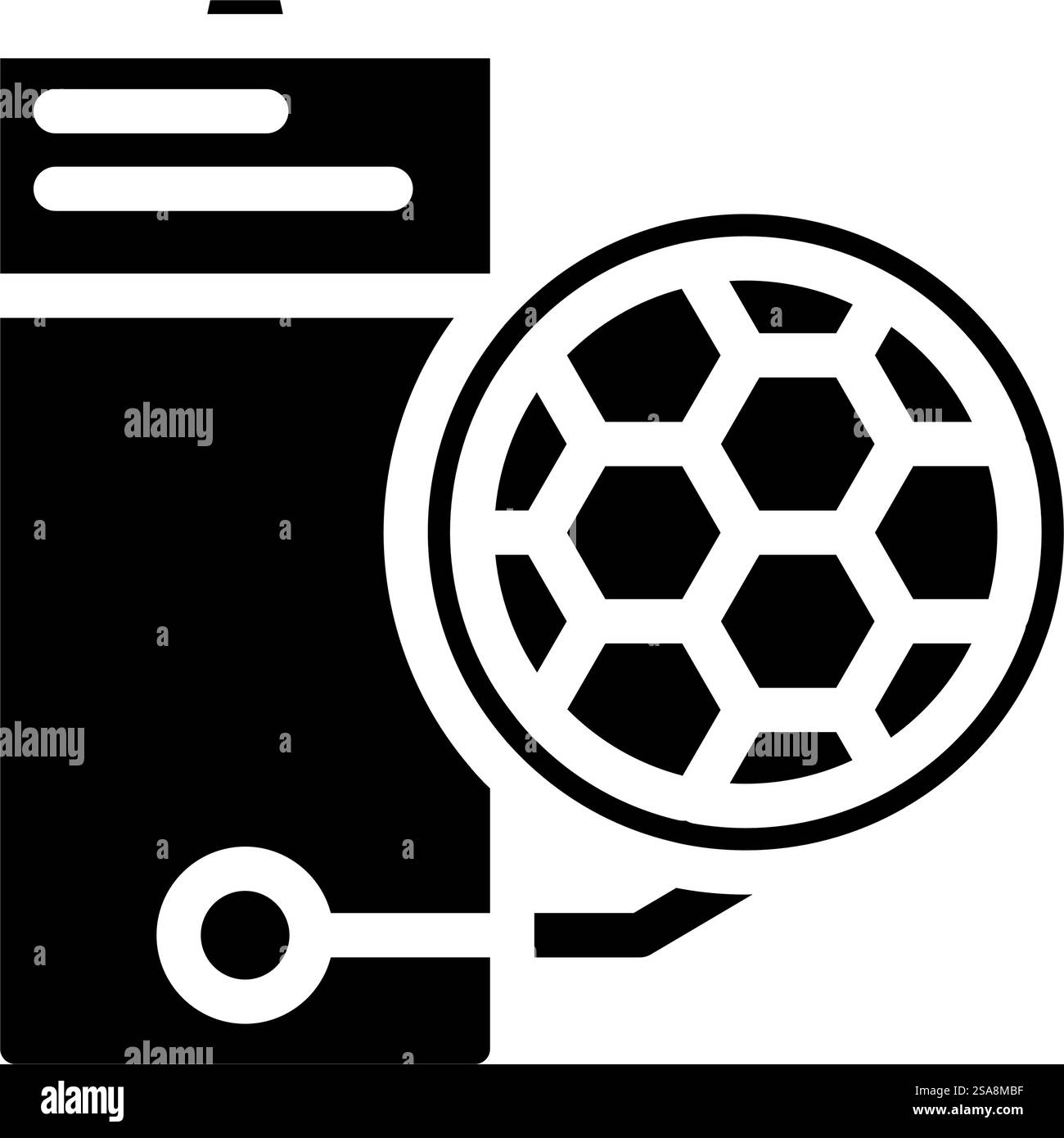 graphene battery glyph icon vector. graphene battery sign. isolated ...