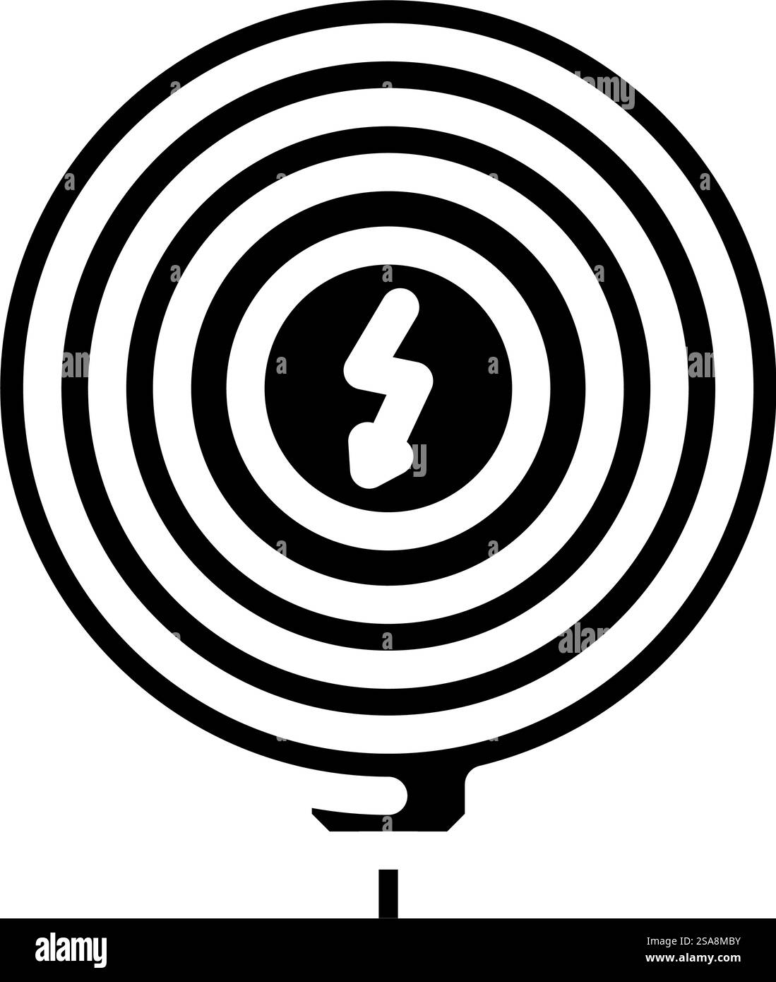 wireless charging glyph icon vector. wireless charging sign. isolated ...