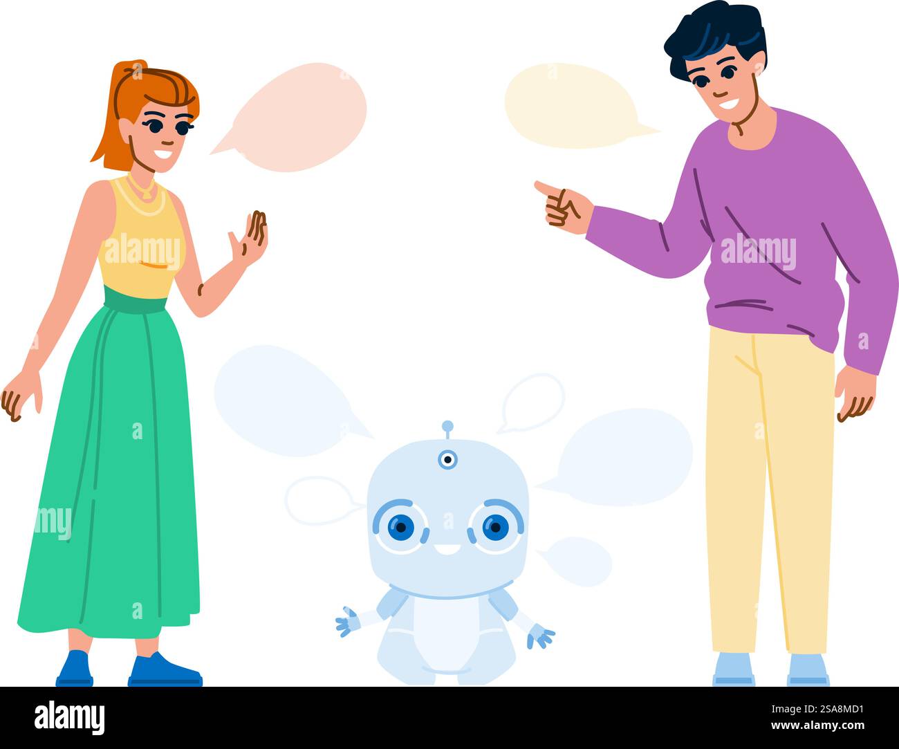 voice ai personal assistant vector. smart intelligence, network ...