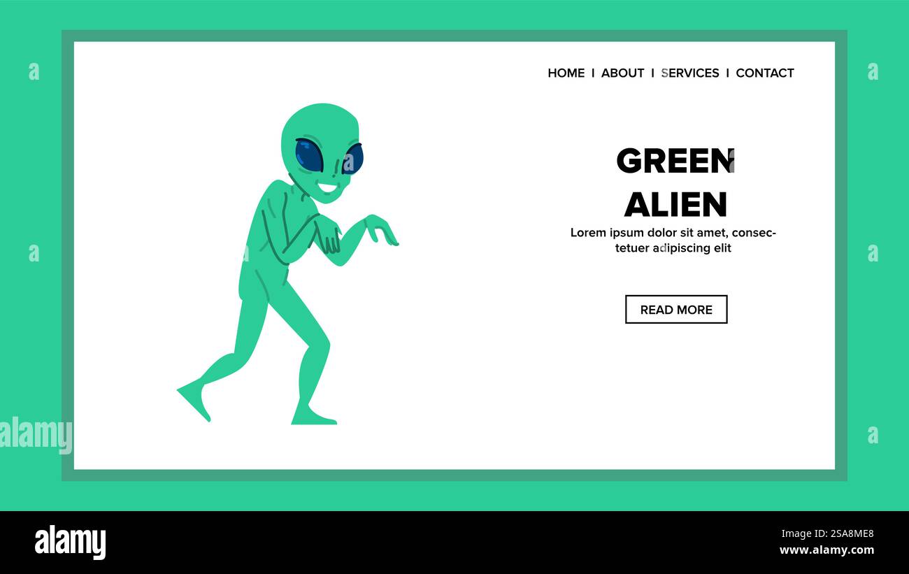 universe green alien vector. cosmos ufo, science technology, set ...