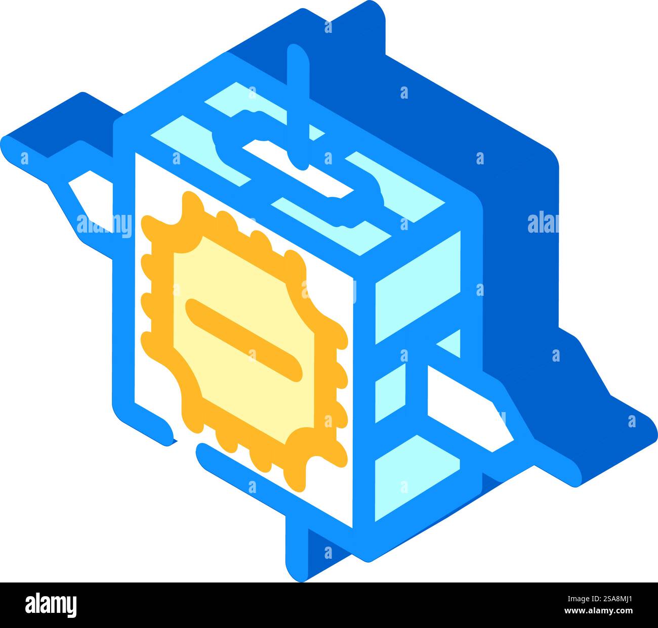 research team space exploration isometric icon vector. research team ...