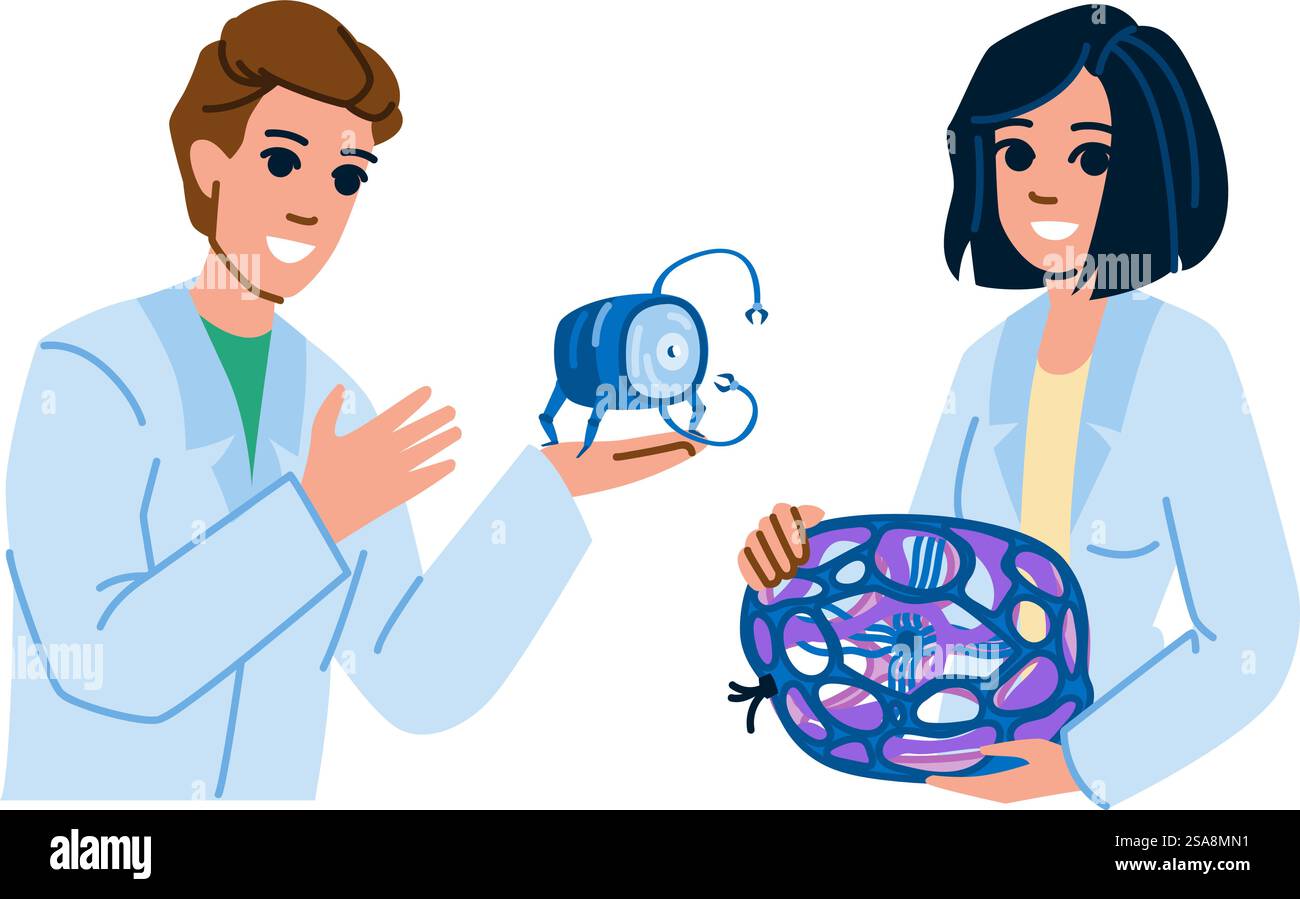 innovation nanotechnology innovations vector. laboratory science ...