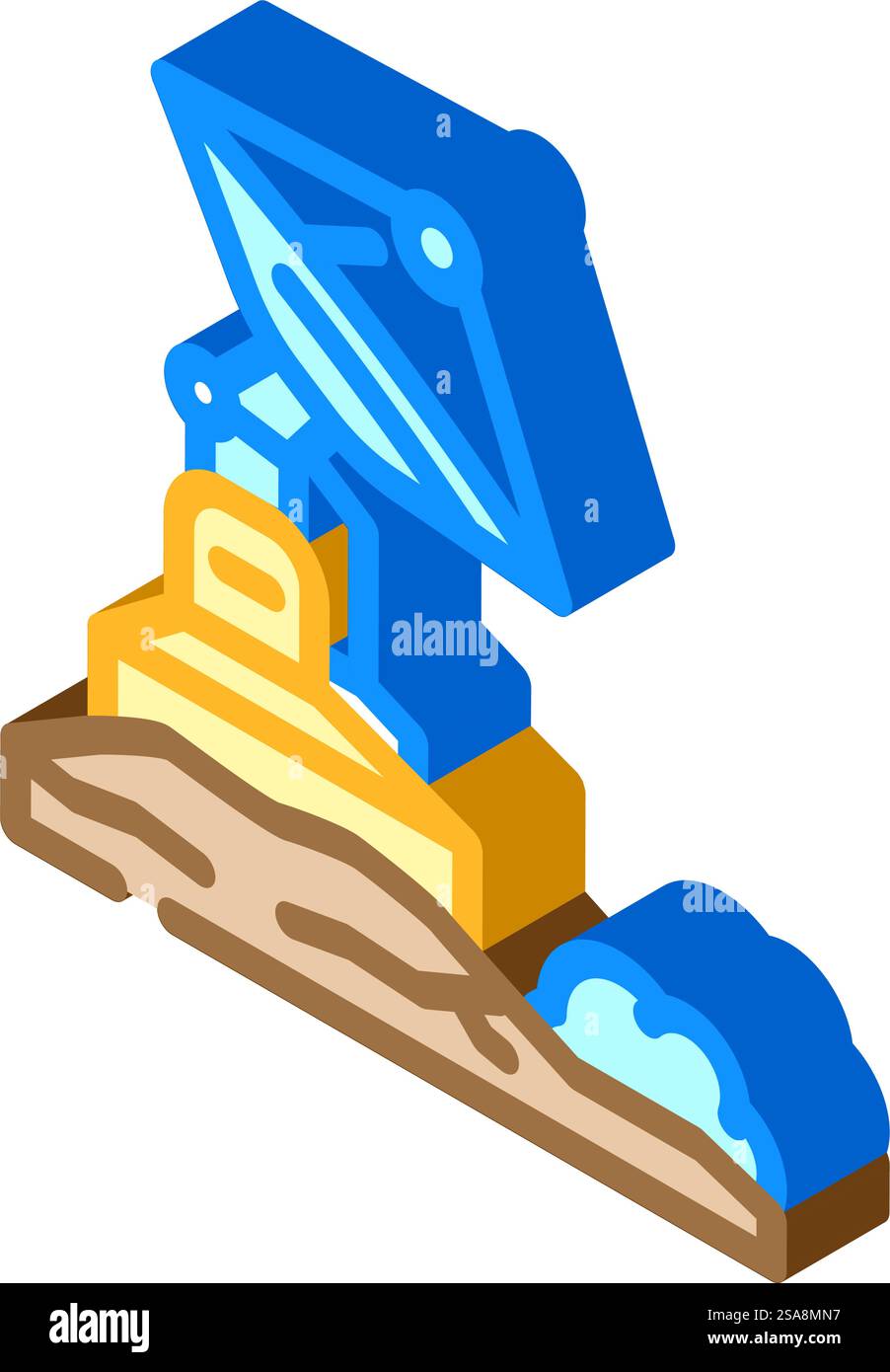 astrophysics space exploration isometric icon vector. astrophysics ...