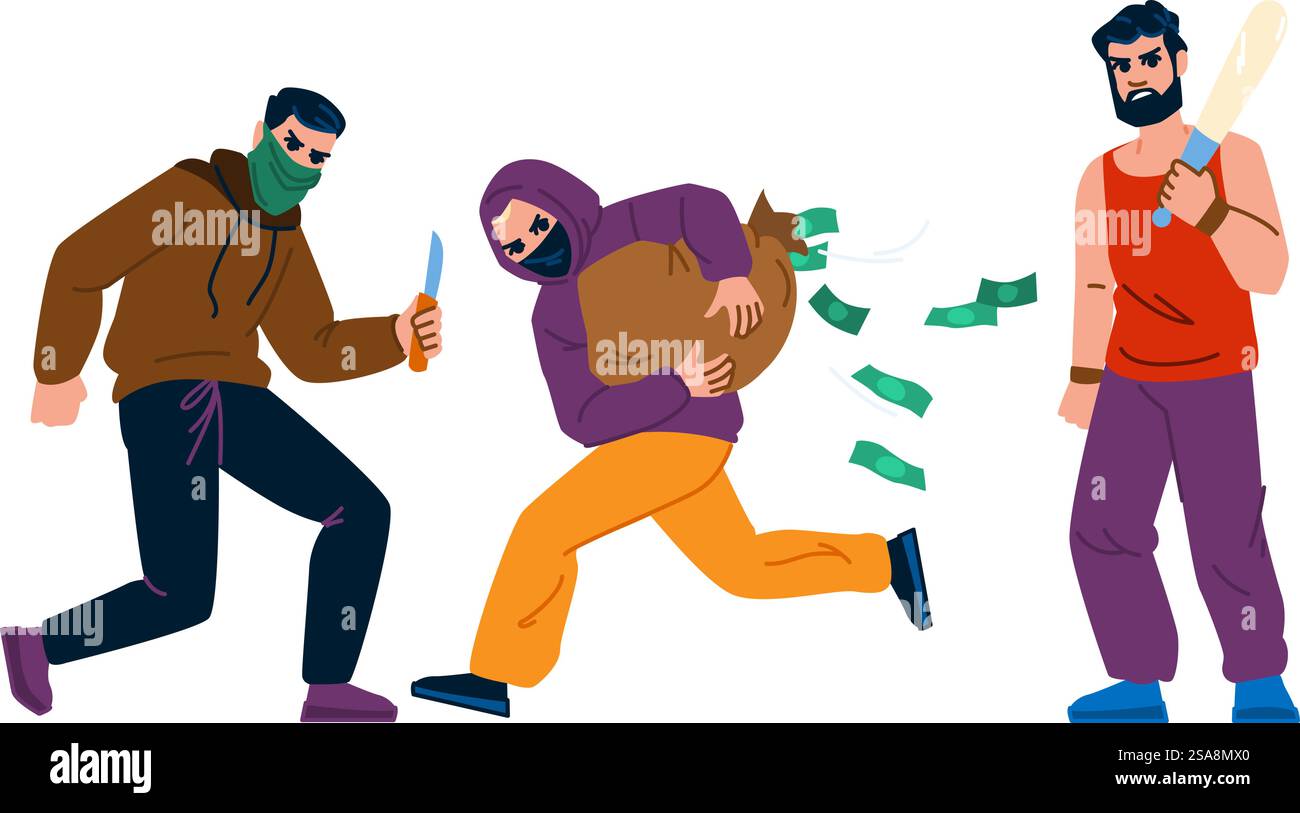 portrait criminal man vector. danger violence, dark guy, silhouette ...