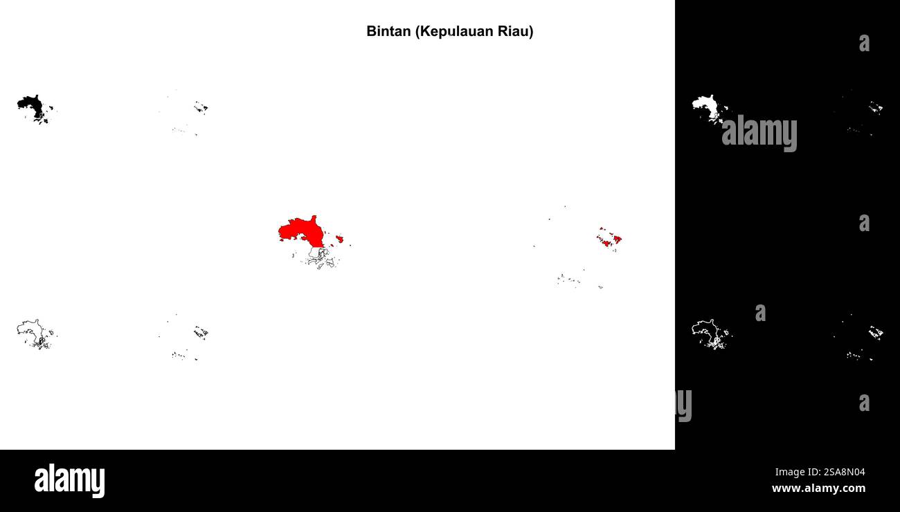 Bintan eps map Stock Vector Images - Alamy