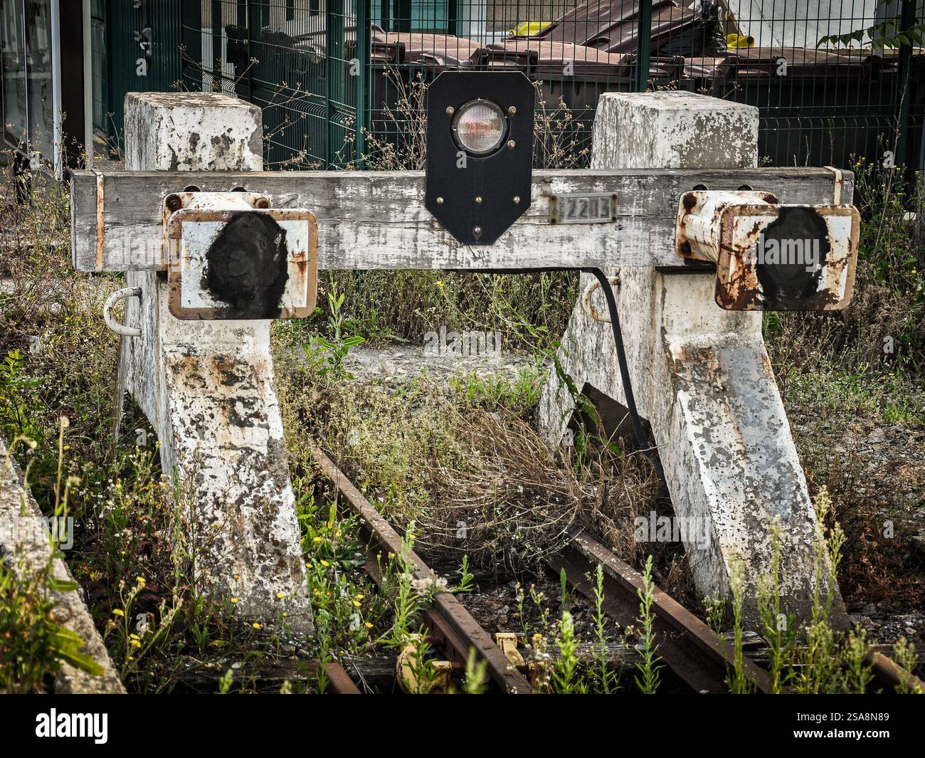Historic Railway Stopper at Angoulême Station Stock Photo - Alamy