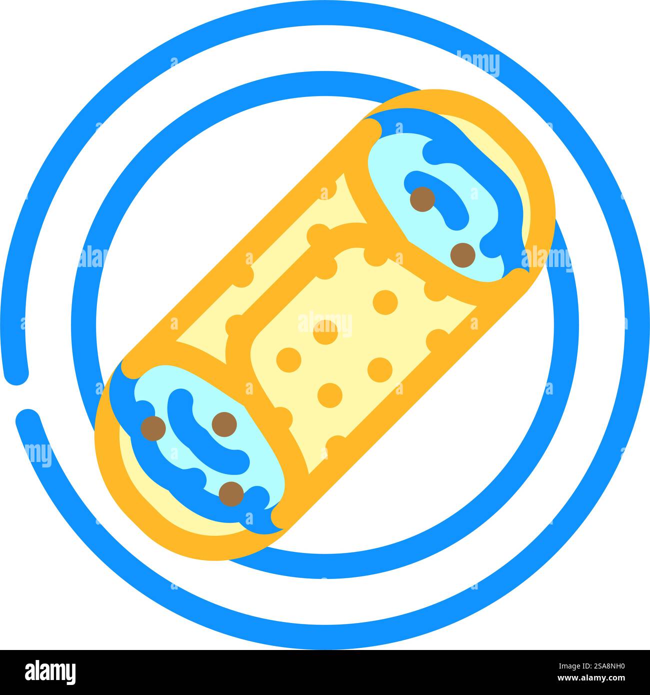cannoli pastry italian cuisine color icon vector. cannoli pastry ...