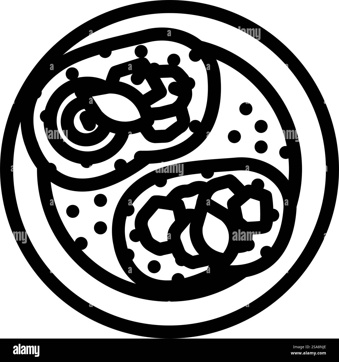 bruschetta appetizer italian cuisine line icon vector. bruschetta ...