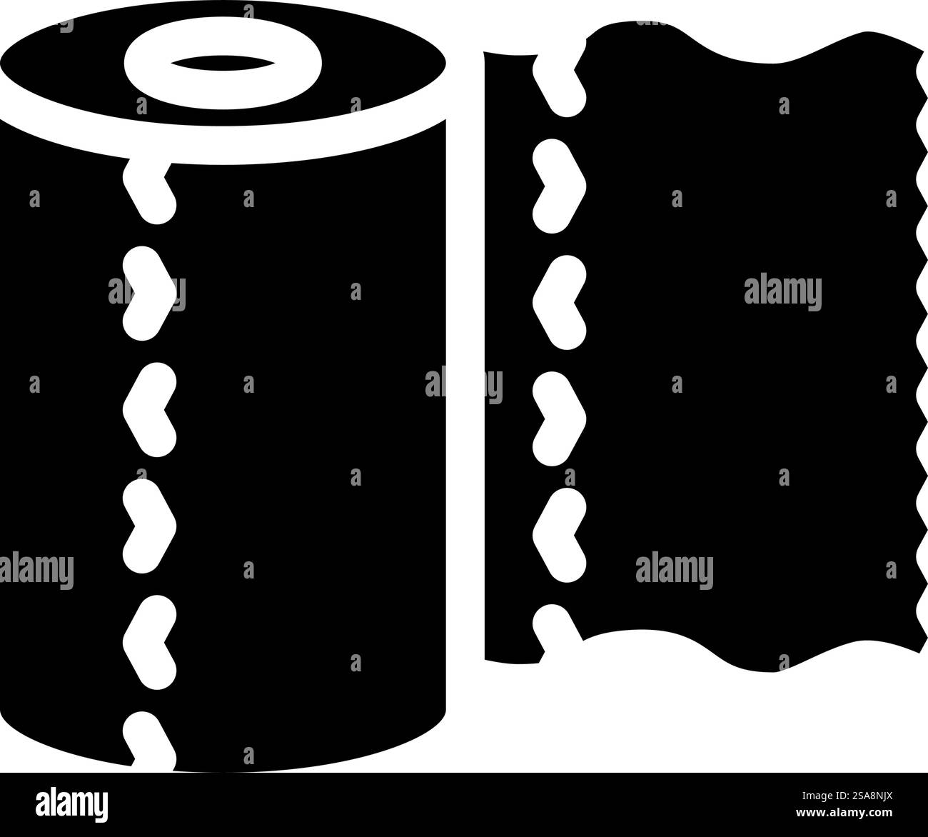 hygiene roll paper towel glyph icon vector. hygiene roll paper towel ...