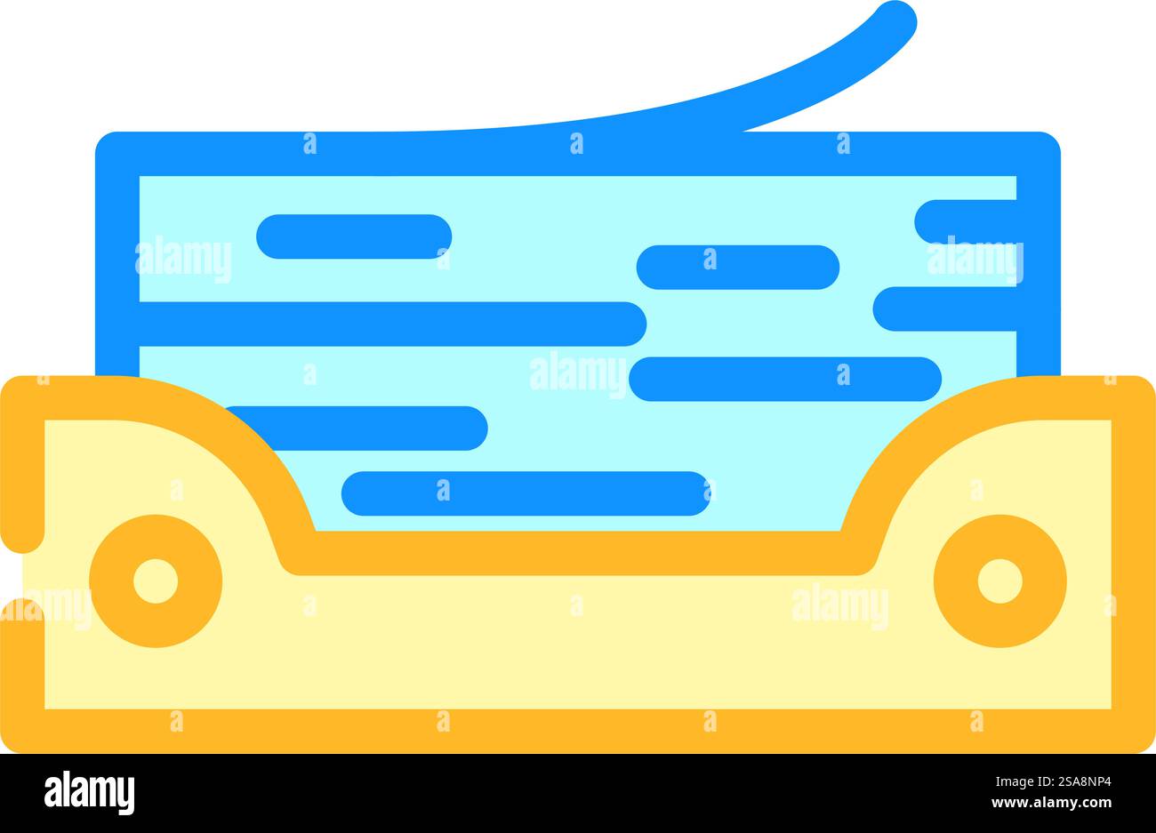 stack folded paper towels color icon vector. stack folded paper towels ...
