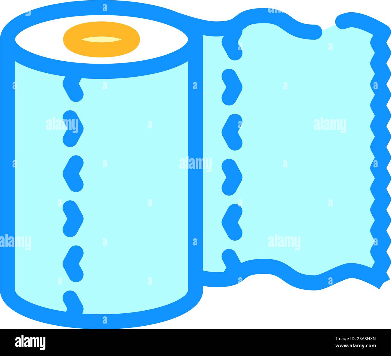 hygiene roll paper towel color icon vector. hygiene roll paper towel ...