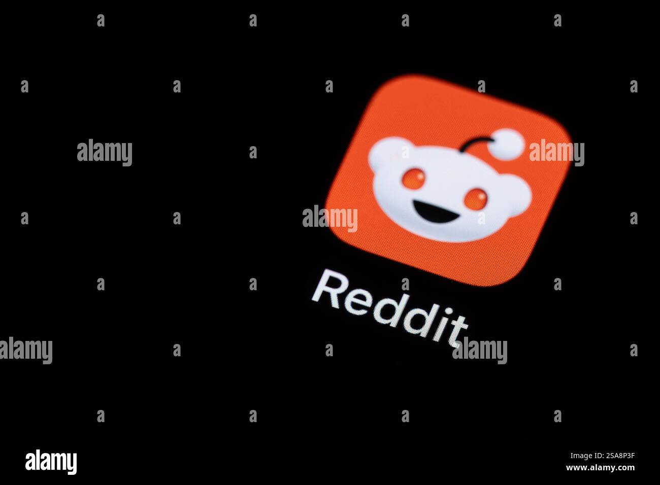 Die Applikation-App des Social-News-Aggregators Reddit ist auf dem ...