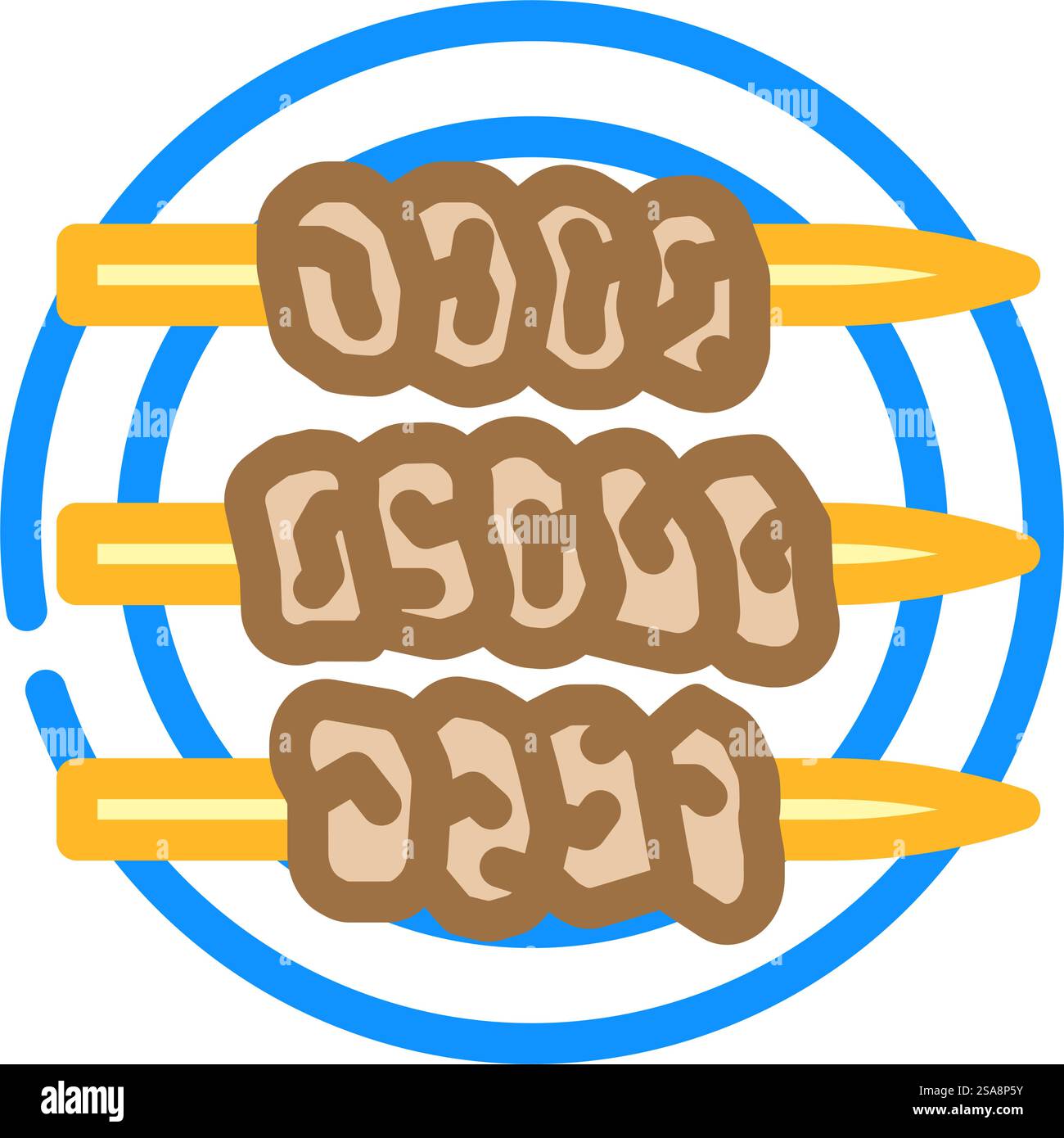 Traditional spanish omelette isolated Stock Vector Images - Alamy