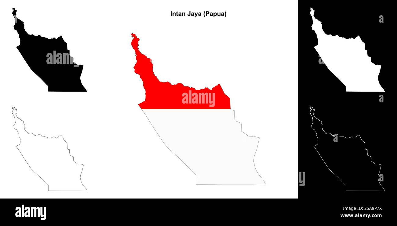 Intan jaya map hi-res stock photography and images - Alamy