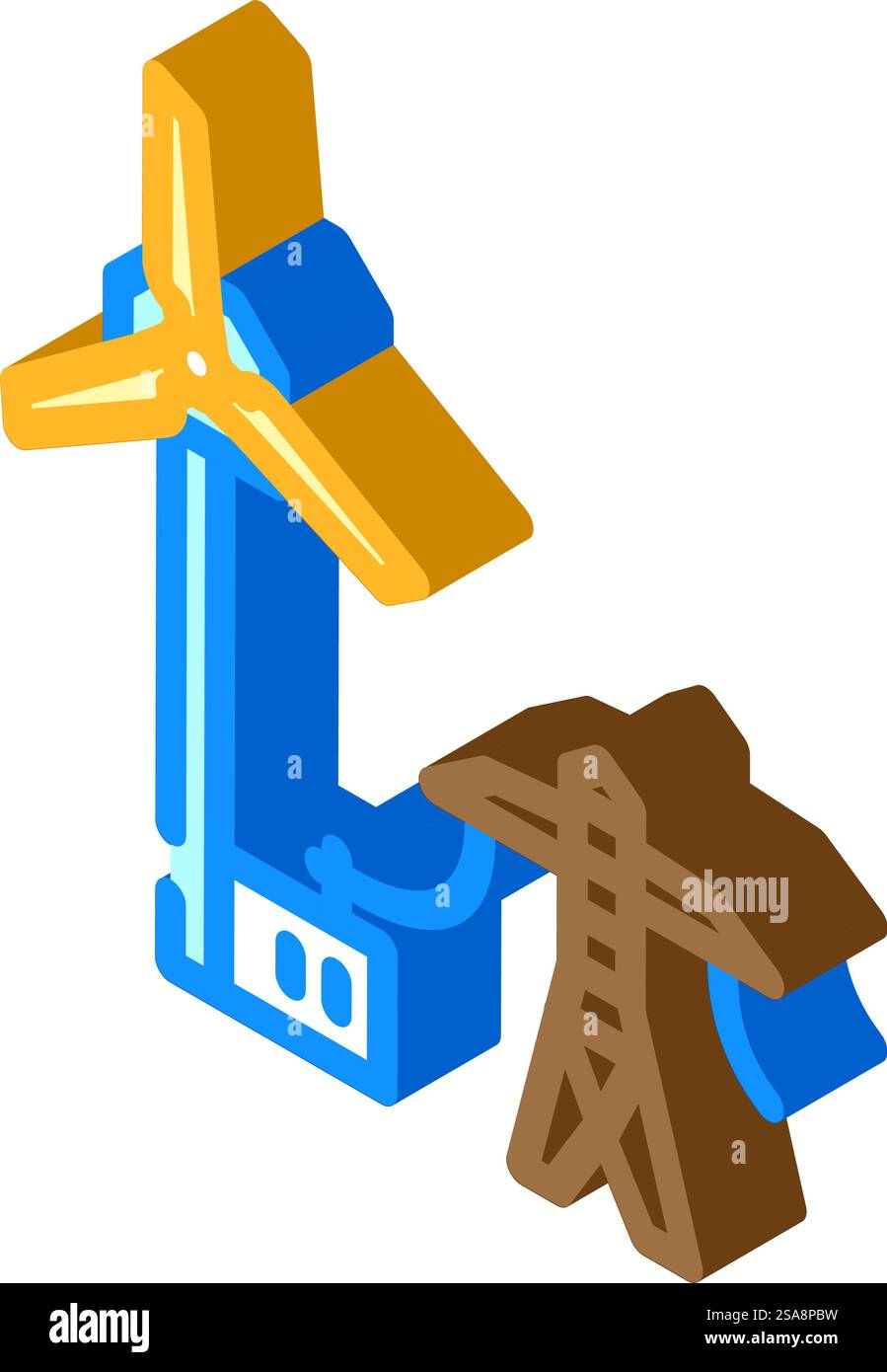 power plant turbine isometric icon vector. power plant turbine sign ...