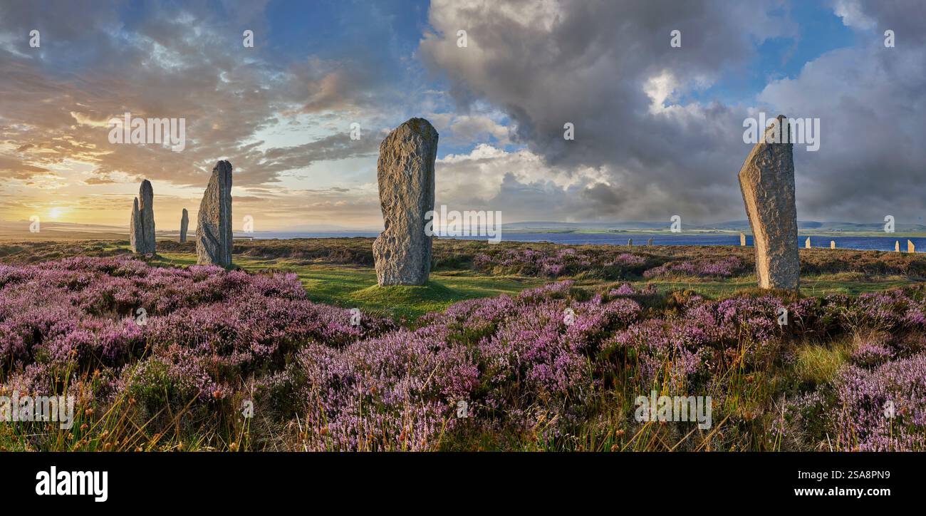 Photo of the Ring of Brodgar, Orkney, Scotland ( circa 2,500 to circa ...