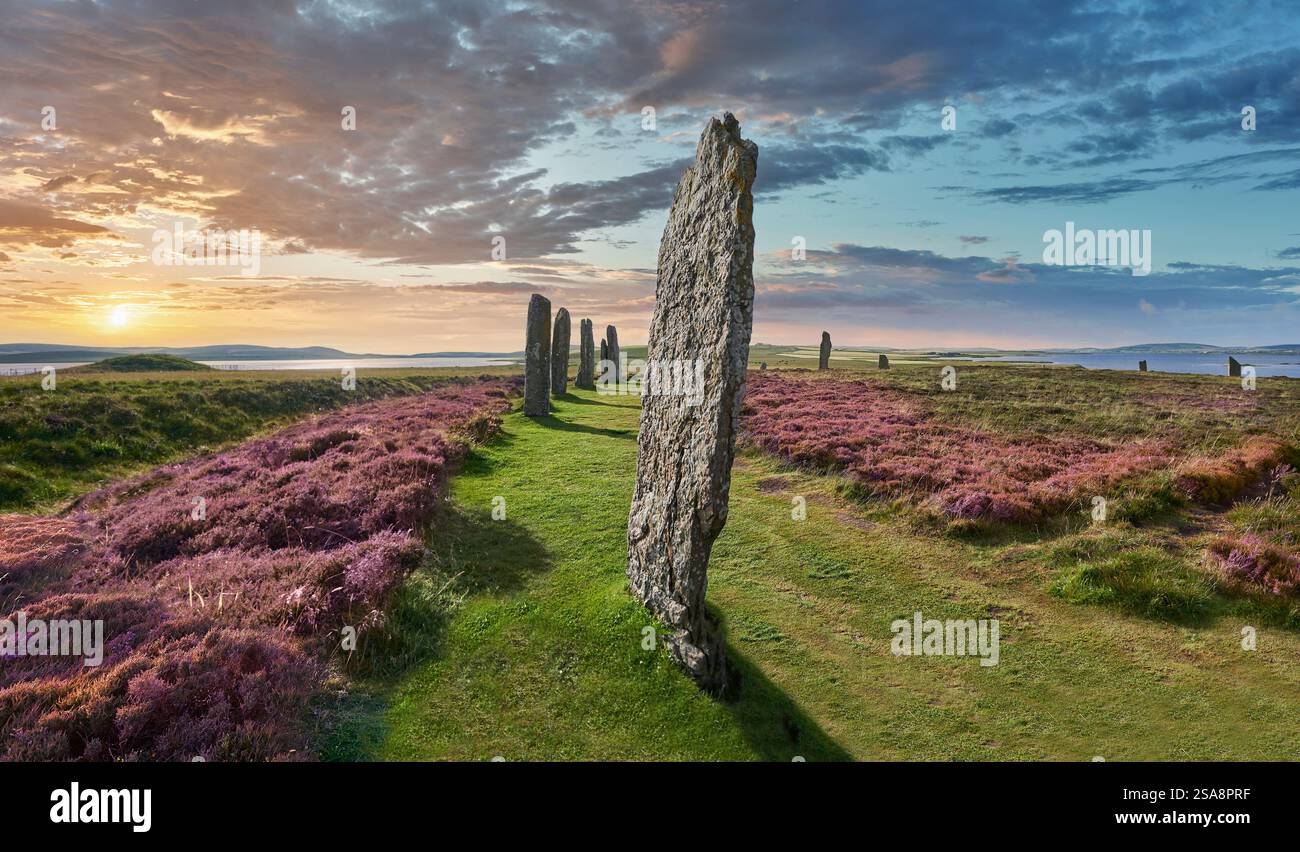 Photo of the Ring of Brodgar, Orkney, Scotland ( circa 2,500 to circa ...