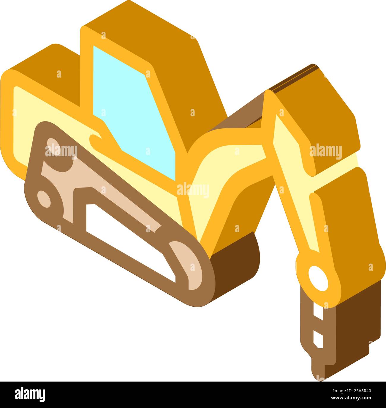 construction drill vehicle isometric icon vector. construction drill ...