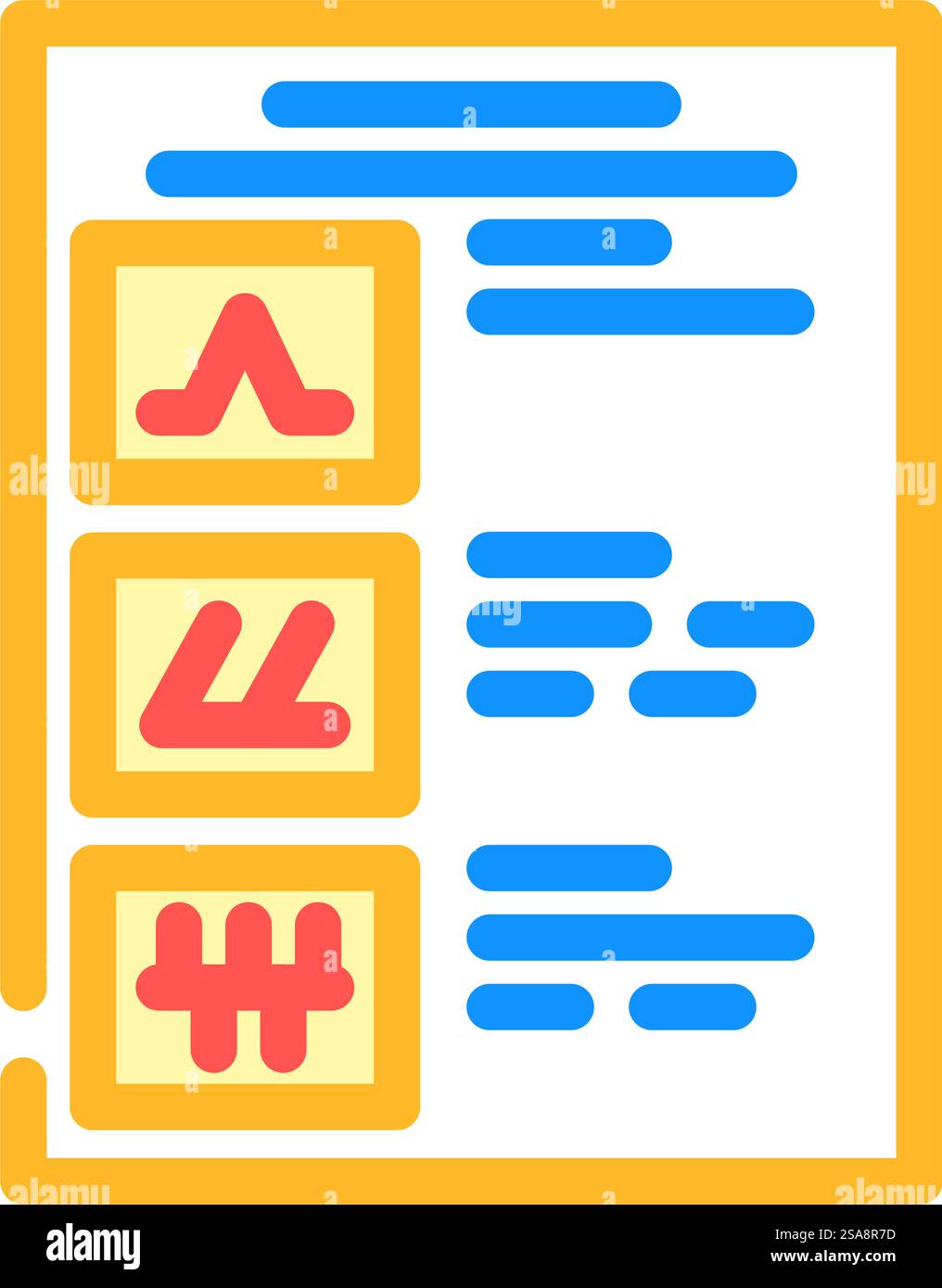 stitch guide embroidery hobby color icon vector. stitch guide ...