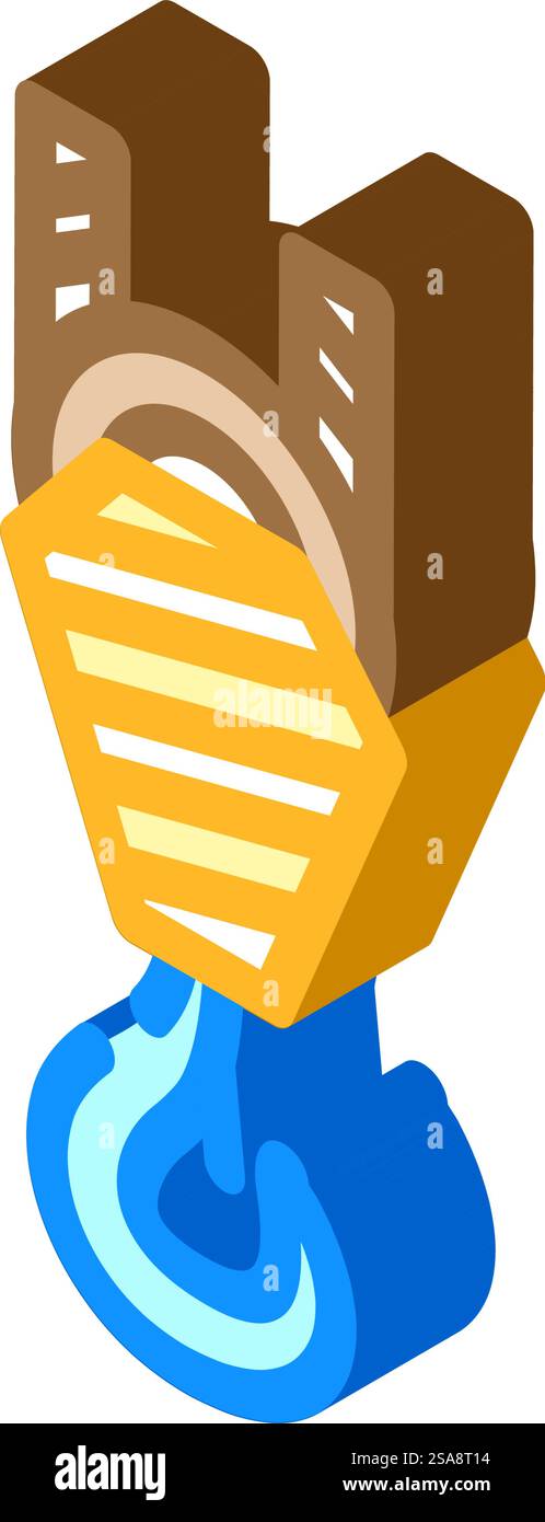 pneumatic roller construction vehicle isometric icon vector. pneumatic ...