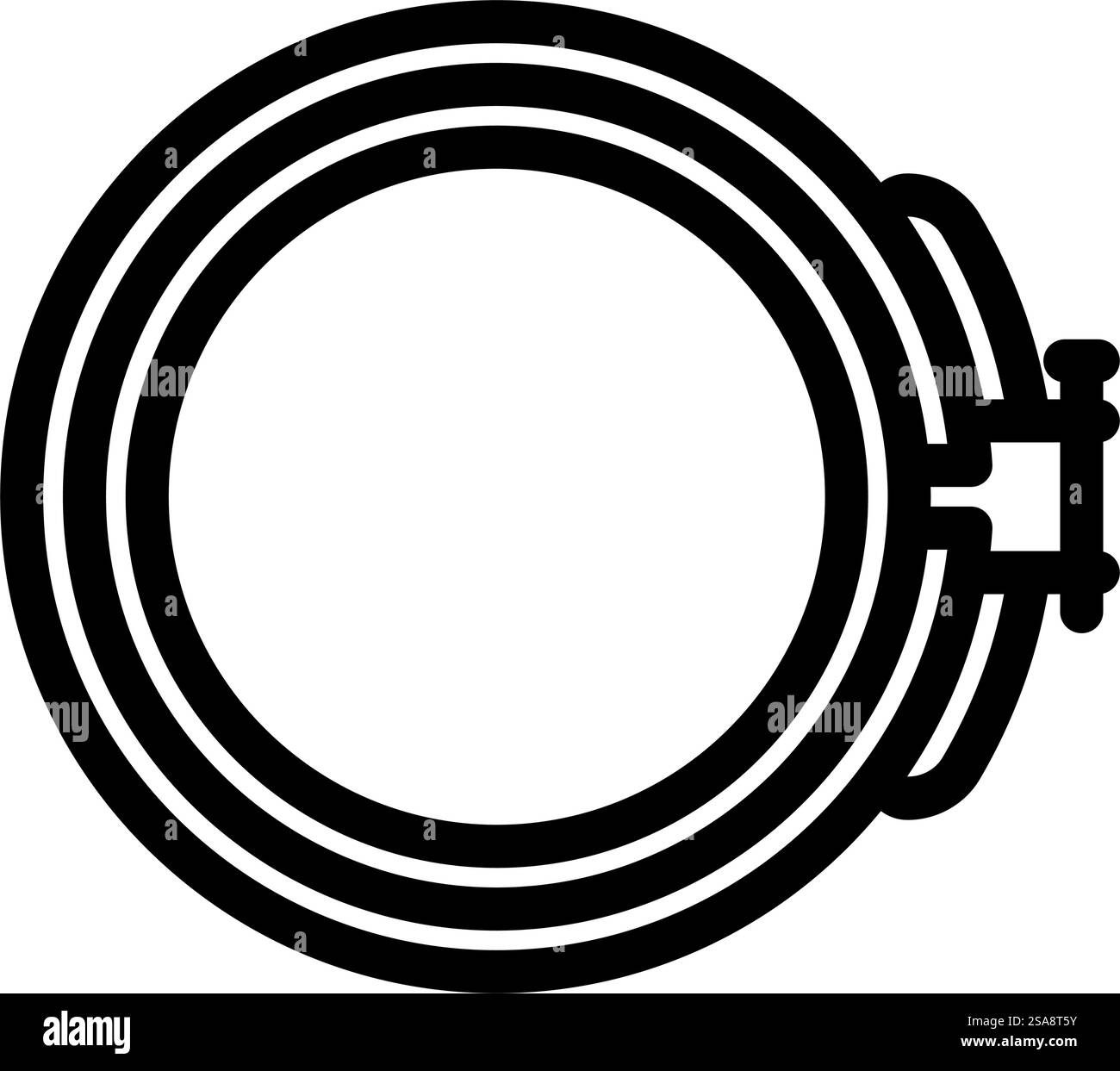 hoop frame embroidery hobby line icon vector. hoop frame embroidery ...