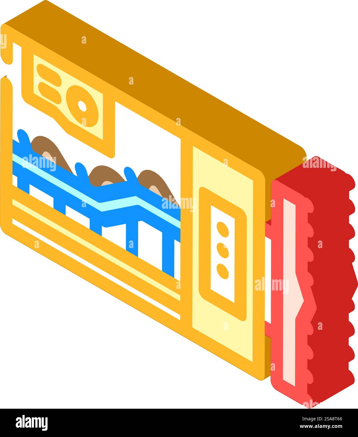 tunnel boring construction vehicle isometric icon vector. tunnel boring ...