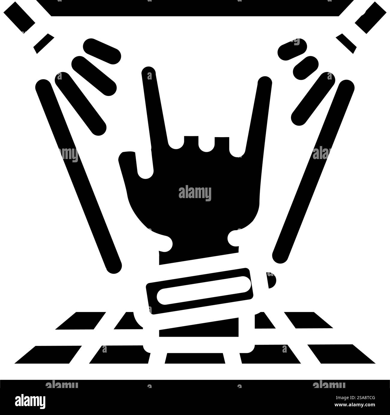 dance floor disco party glyph icon vector. dance floor disco party sign ...