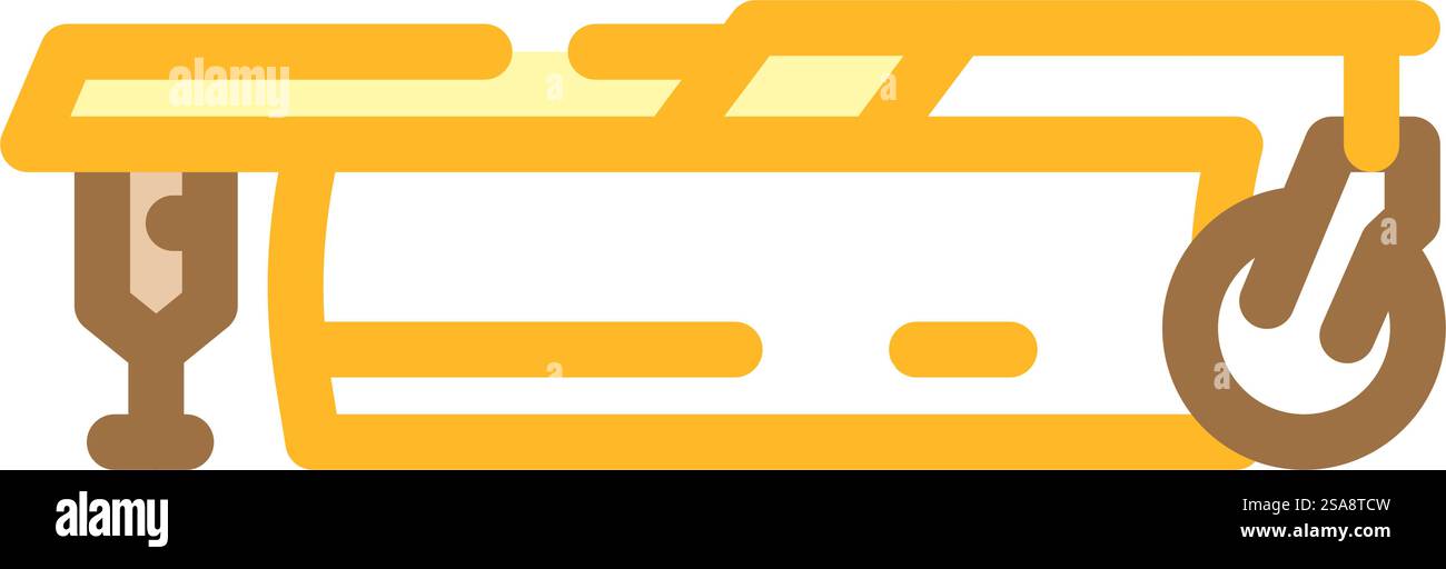 grading blade construction vehicle color icon vector. grading blade ...