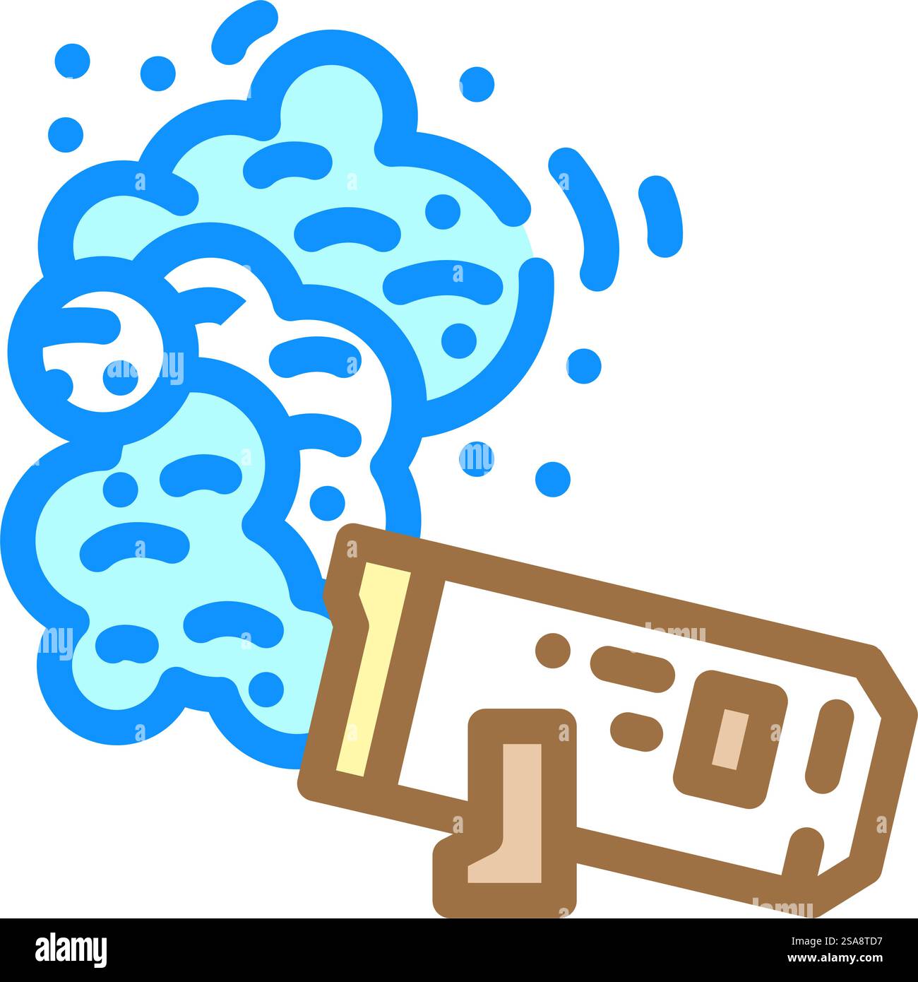 rap disco party color icon vector. rap disco party sign. isolated ...