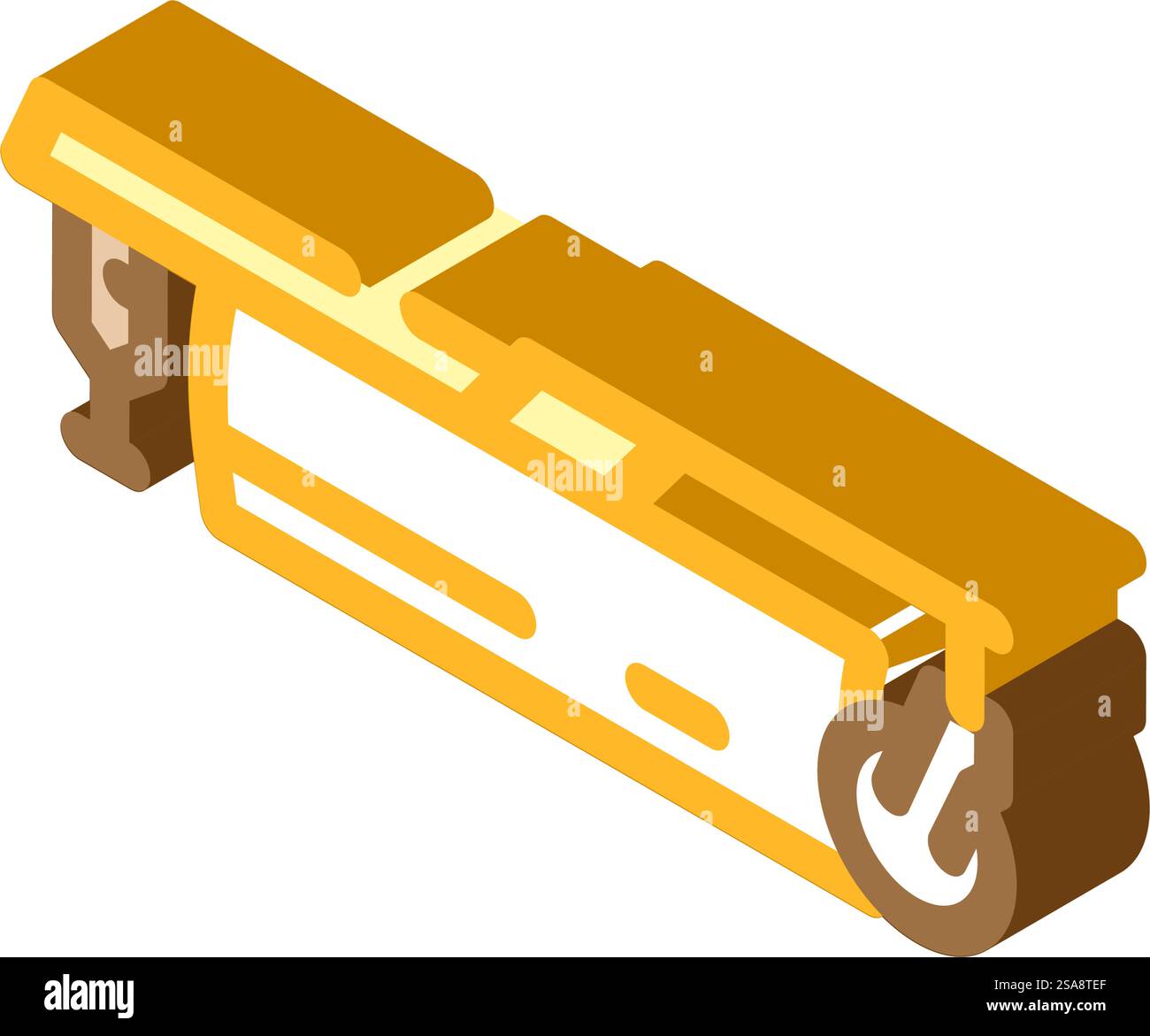 grading blade construction vehicle isometric icon vector. grading blade ...