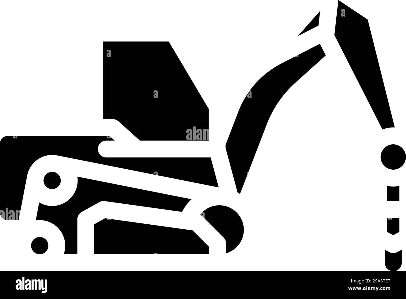 construction drill vehicle glyph icon vector. construction drill ...