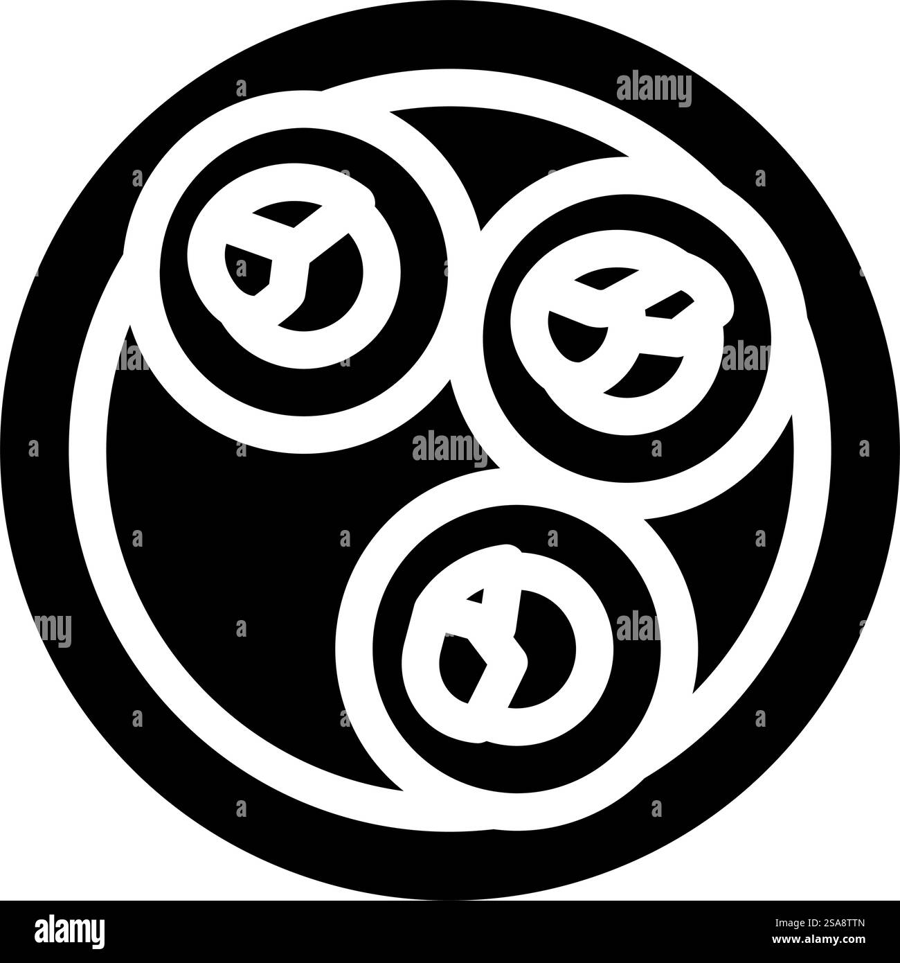 kimbap rolls korean cuisine glyph icon vector. kimbap rolls korean ...