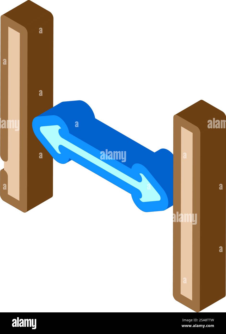 white space ux ui design isometric icon vector. white space ux ui ...