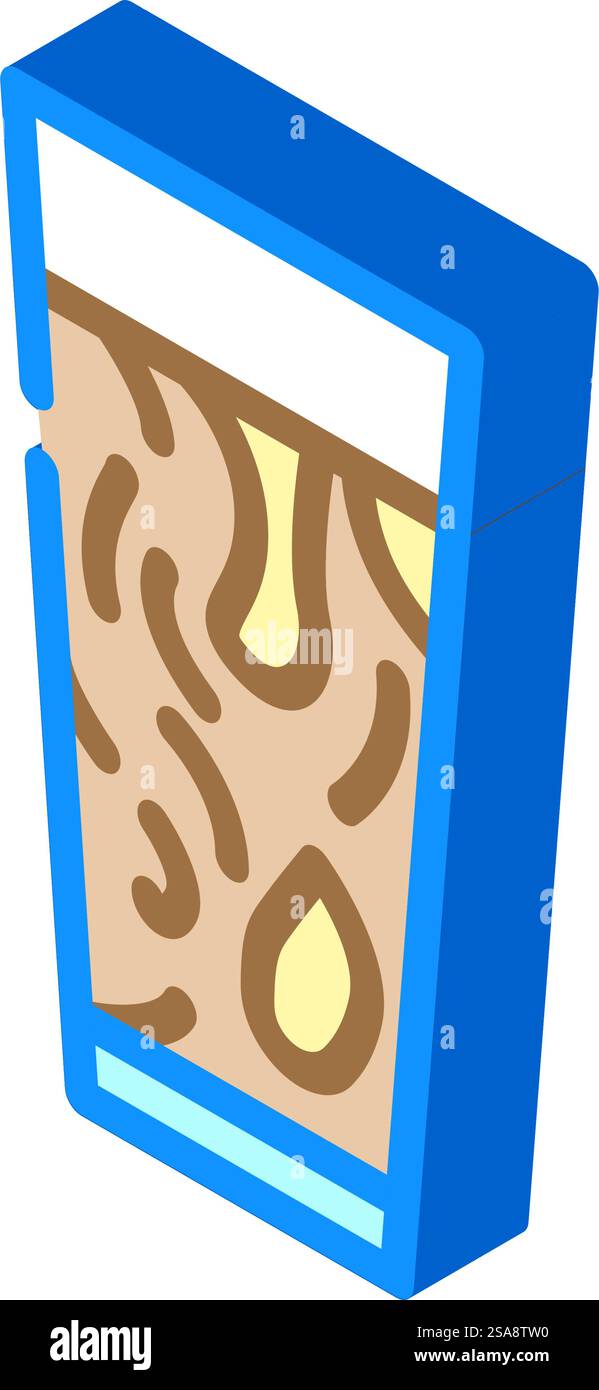 thai iced tea cuisine isometric icon vector. thai iced tea cuisine sign ...