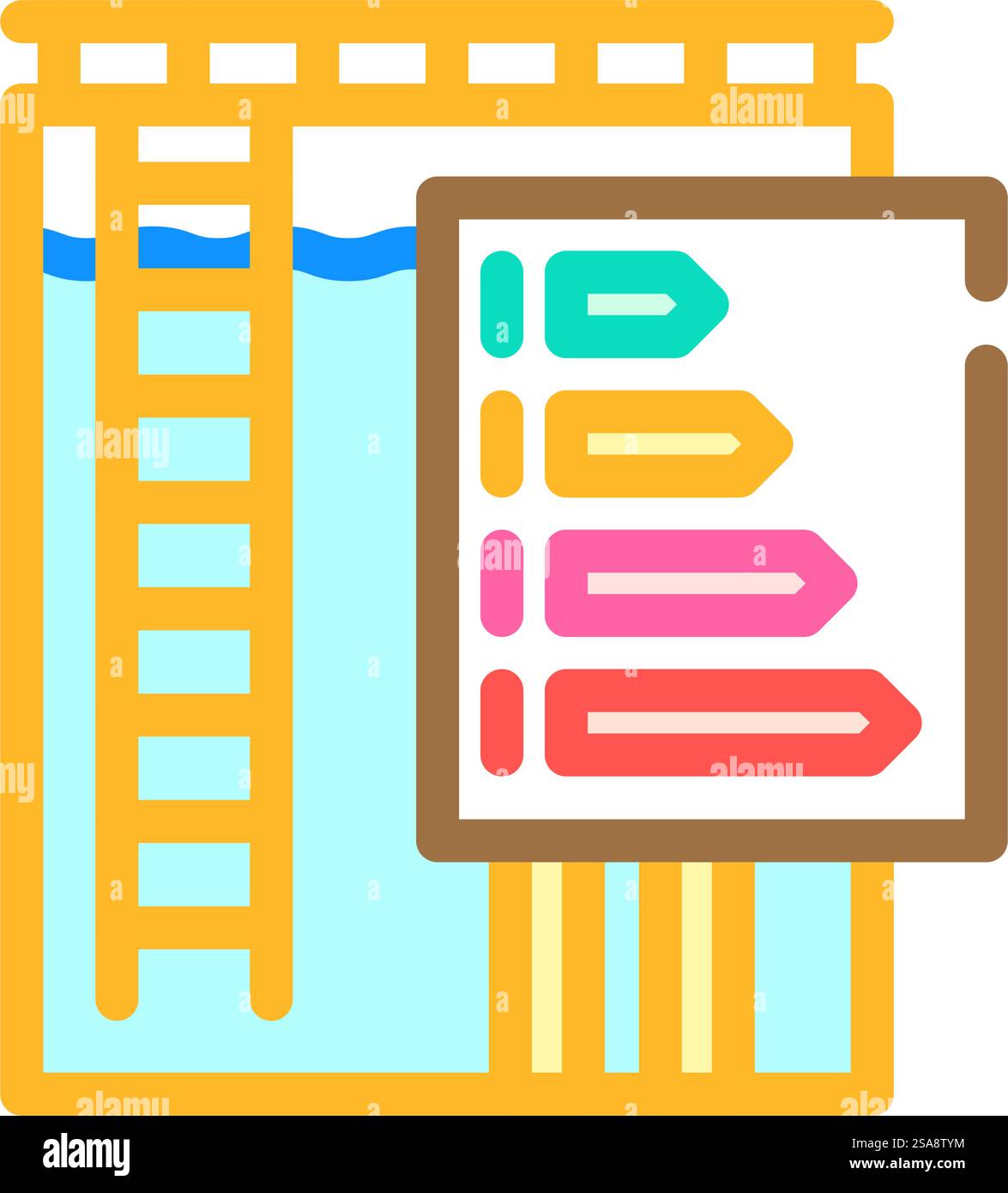 water management efficient color icon vector. water management ...