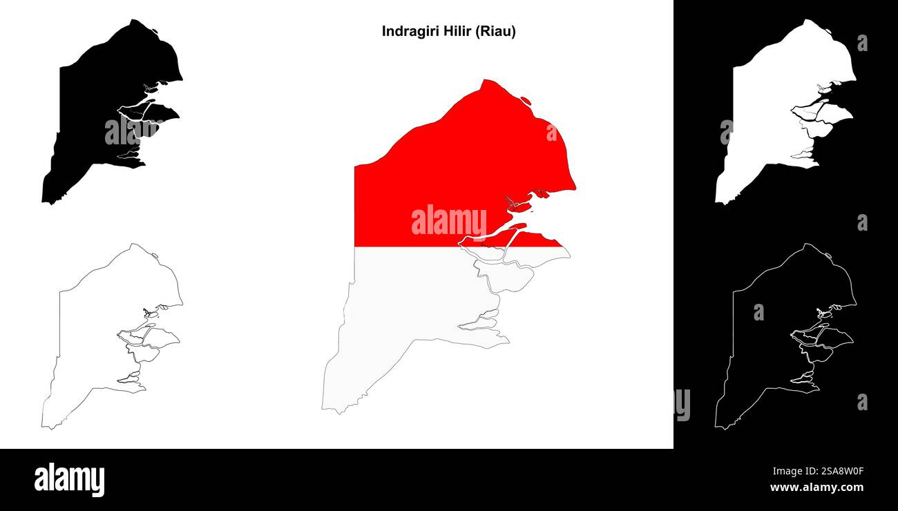 Indragiri hilir eps map hi-res stock photography and images - Alamy