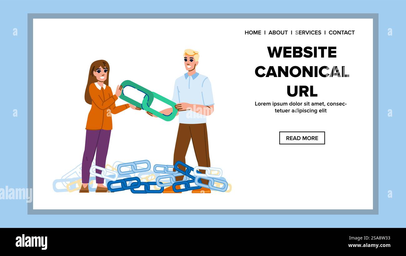 search website canonical url vector. internet address, browser bar, link domain search website ...