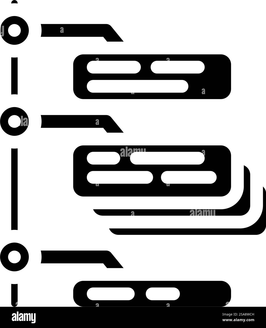 Woman time task icon Black and White Stock Photos & Images - Alamy