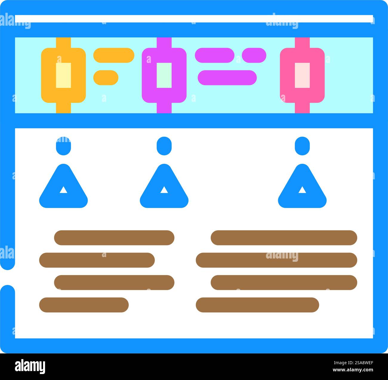 technical review color icon vector. technical review sign. isolated symbol illustration ...