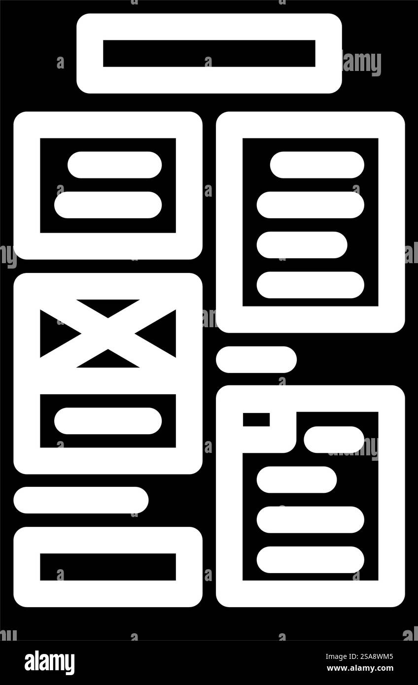 document layout technical writer glyph icon vector. document layout ...