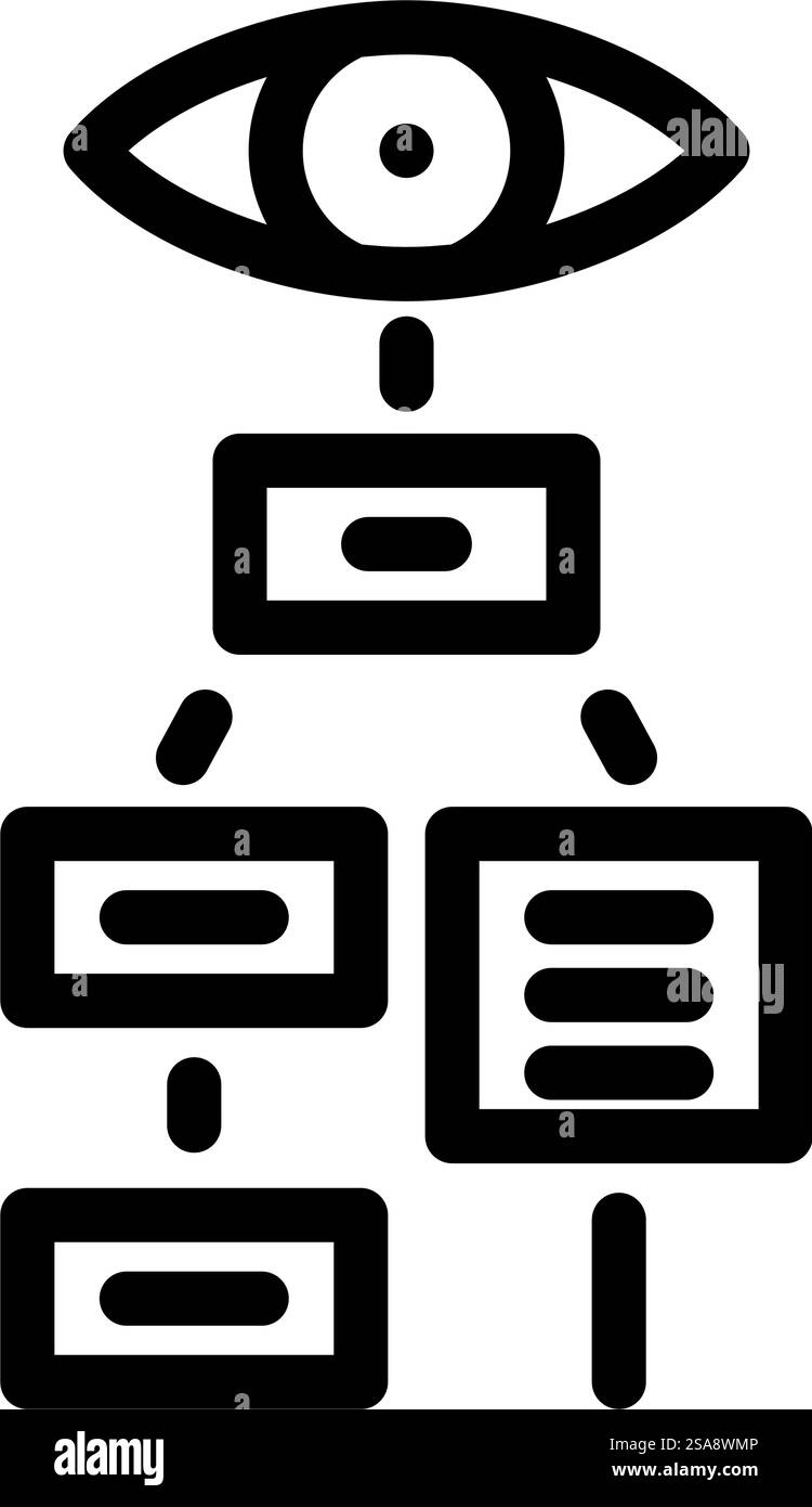 visual hierarchy ux ui design line icon vector. visual hierarchy ux ui ... visual hierarchy ux ui design line icon vector. visual hierarchy ux ui ...
