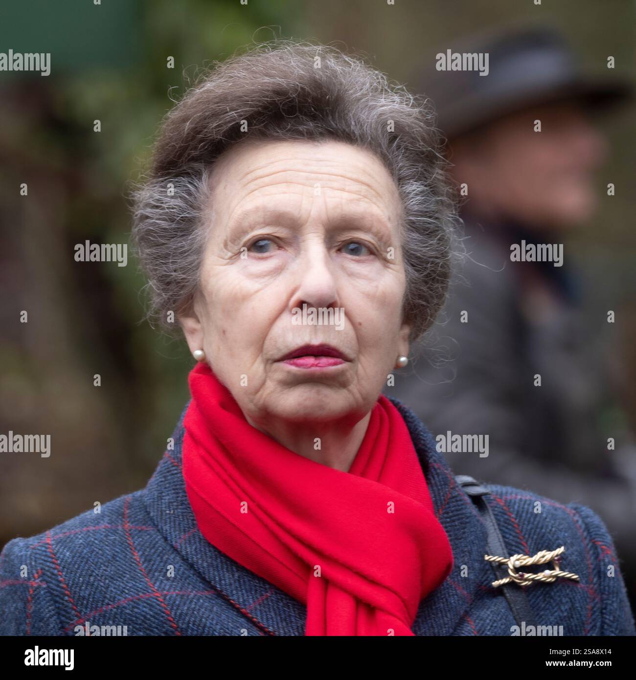 Ann Princess Royal, visiting an outdoor museum in West Sussex Stock ...