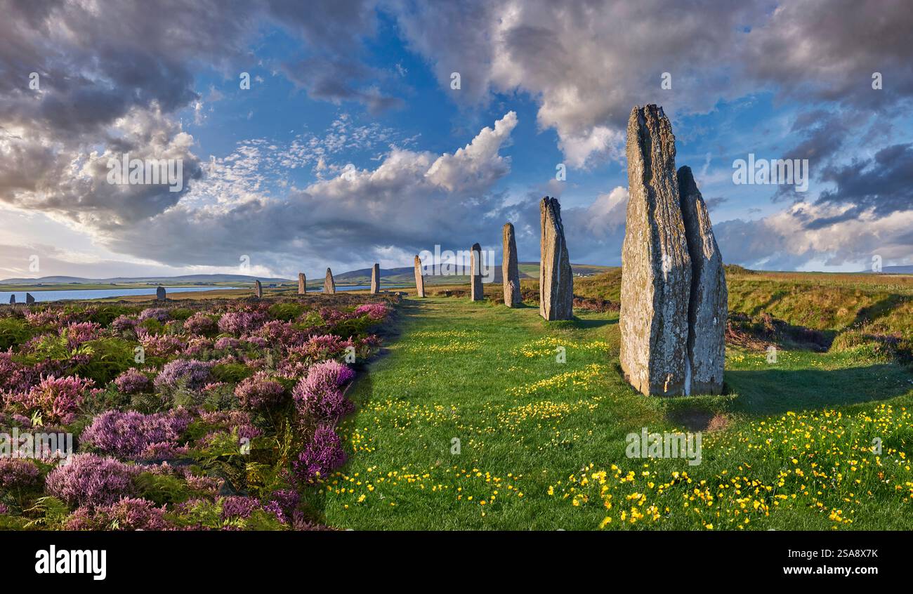 Photo of the Ring of Brodgar, Orkney, Scotland ( circa 2,500 to circa ...