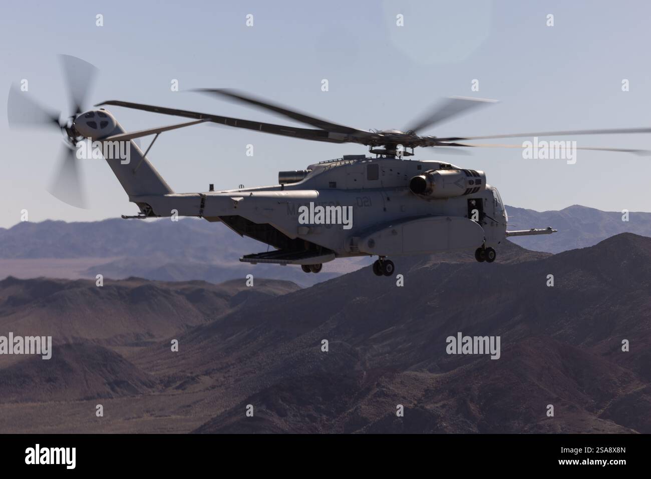 U.S. Marines with Marine Heavy Helicopter Squadron (HMH) 461 conduct an ...