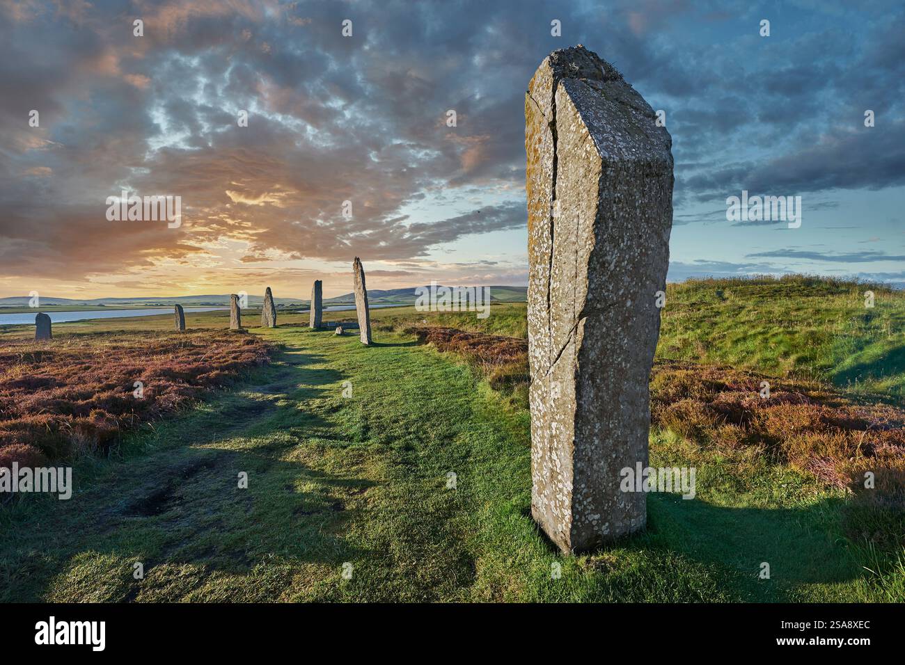 Photo of the Ring of Brodgar, Orkney, Scotland ( circa 2,500 to circa ...