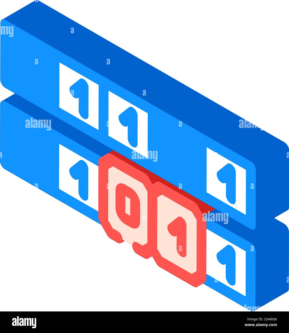 genetic algorithm isometric icon vector. genetic algorithm sign. isolated symbol illustration ...