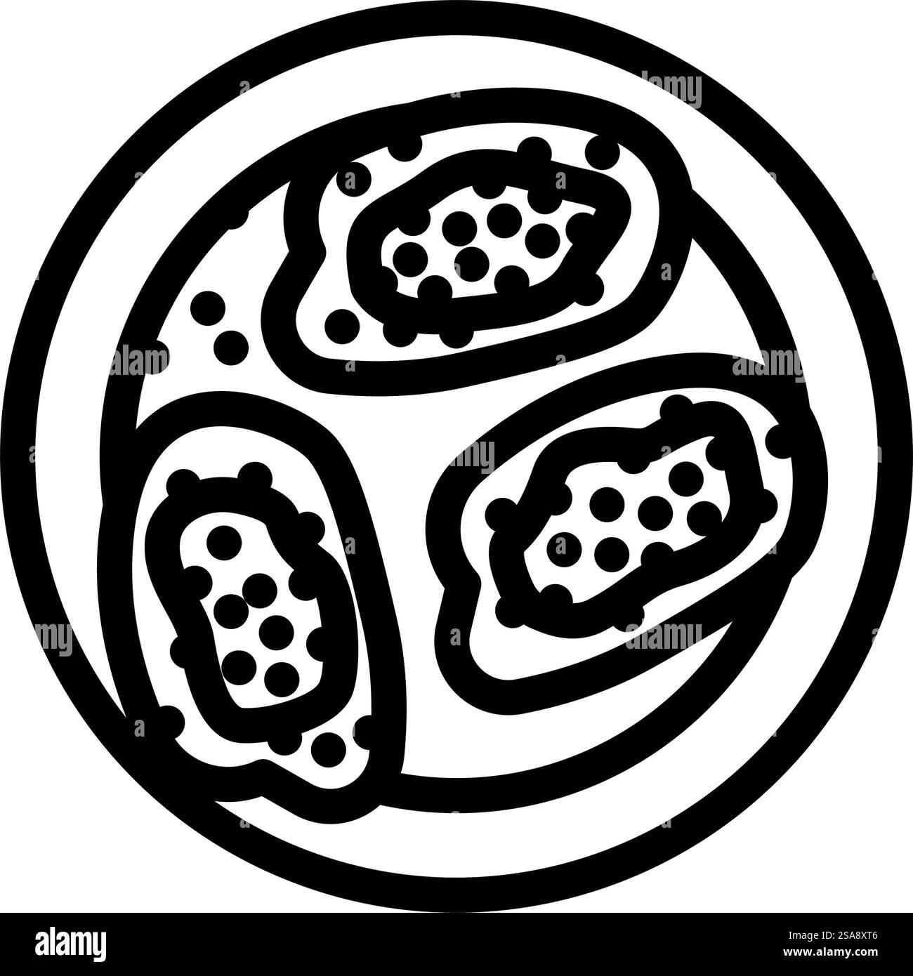 caviar delicacy sea cuisine line icon vector. caviar delicacy sea ...