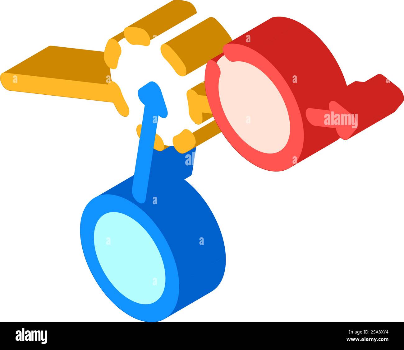 rush croquet game isometric icon vector. rush croquet game sign. isolated symbol illustration ...