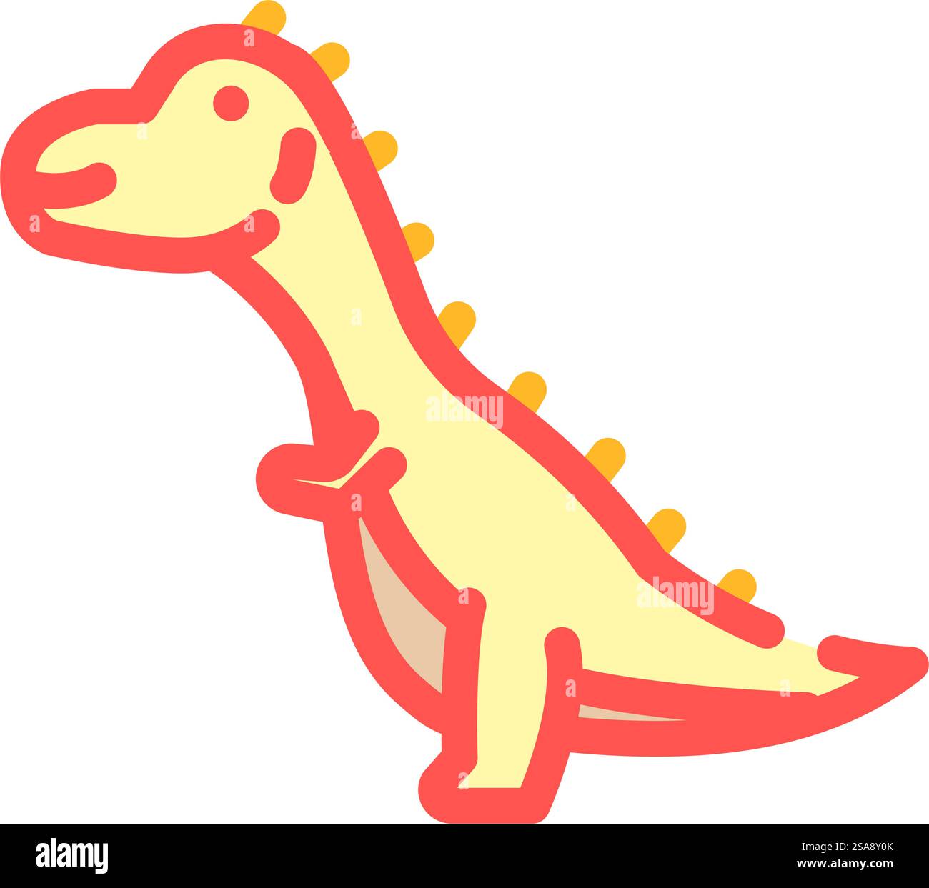 carnotaurus dinosaur animal color icon vector. carnotaurus dinosaur ...