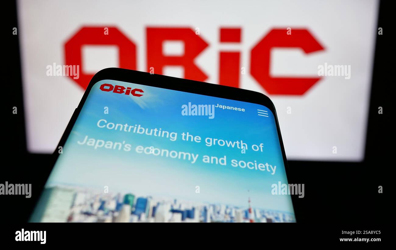 Germany. 30th Oct, 2024. In this photo illustration, a mobile phone ...